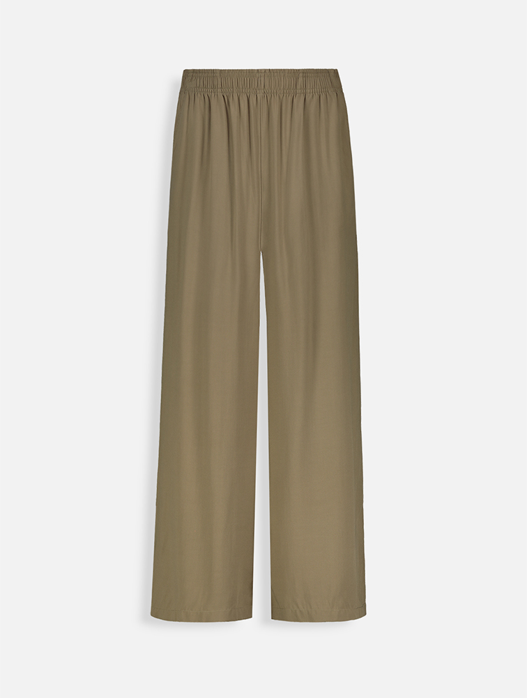 MyRunway | Shop Woolworths Khaki Cropped Wide Leg Viscose Pants for Women from MyRunway.co.za
